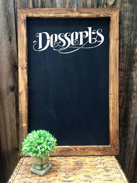 Menu board Stencils – Personalised Stencils