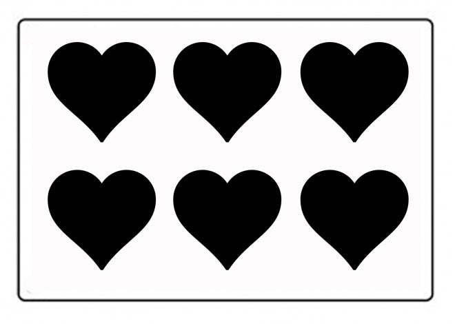 Tuile Heart Stencil – Personalised Stencils