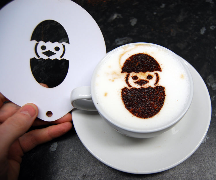 Easter Chick Coffee Stencil – Personalised Stencils